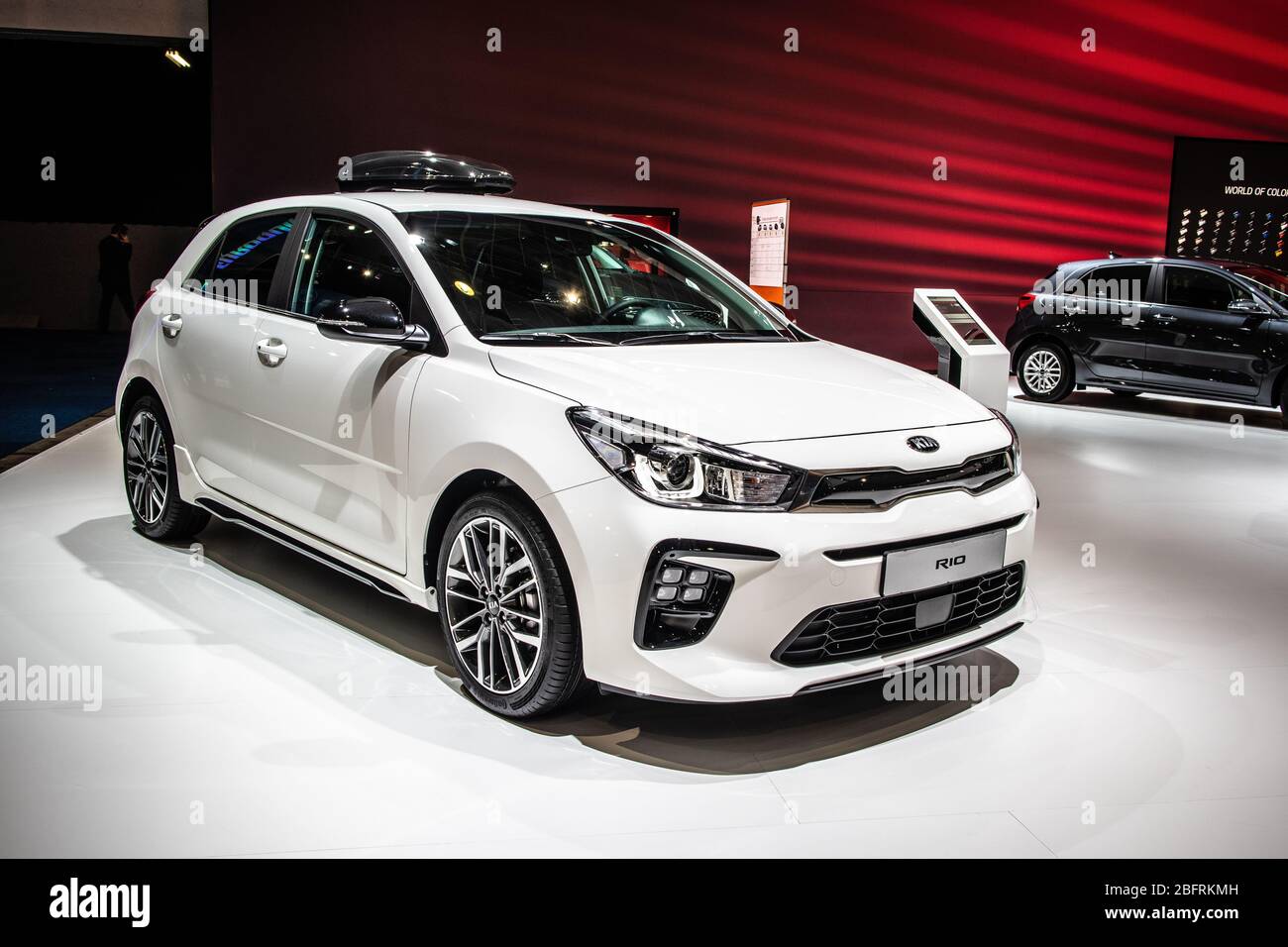 Brussels, Belgium, March 2020 Kia Rio GT Line, Brussels Motor Show, 4th ...