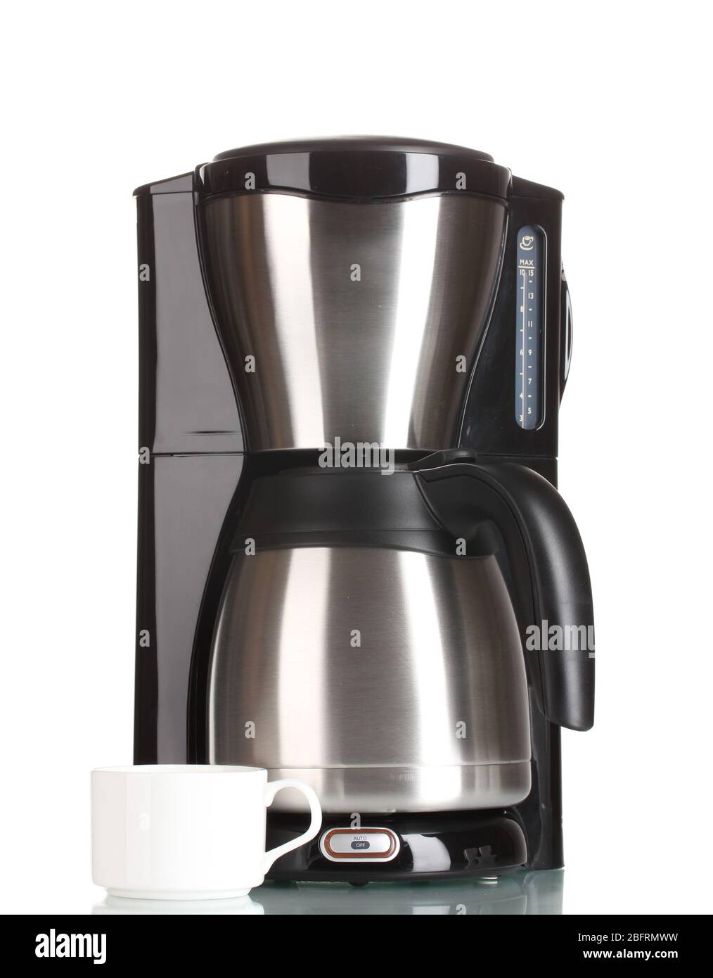 Black coffee machine shiny metal hi-res stock photography and images ...