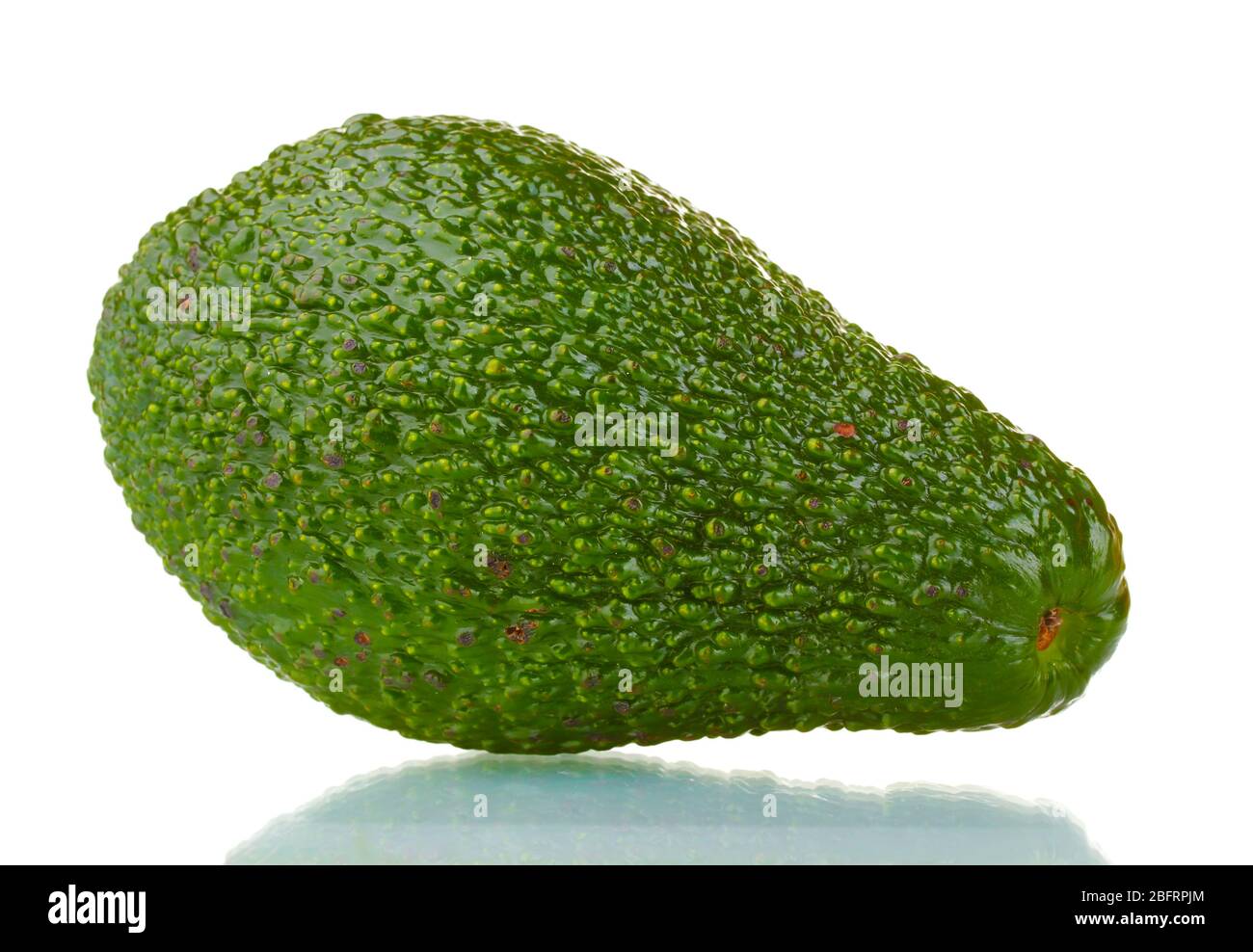 ripe avocado isolated on white Stock Photo - Alamy