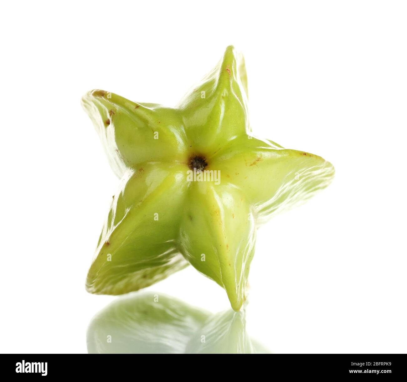 fresh carambola isolated on white Stock Photo - Alamy