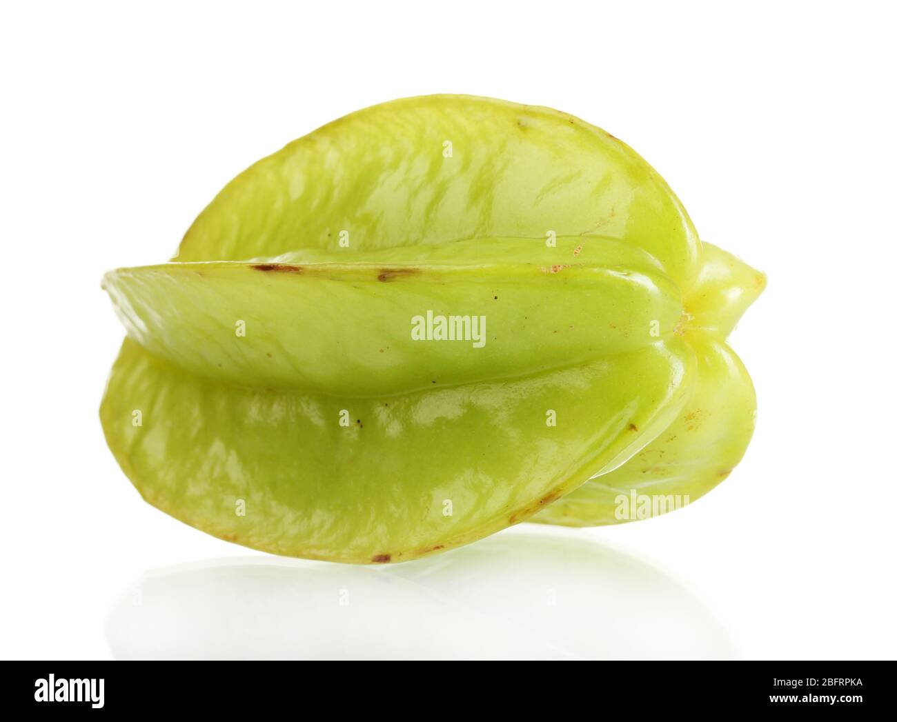 fresh carambola isolated on white Stock Photo - Alamy