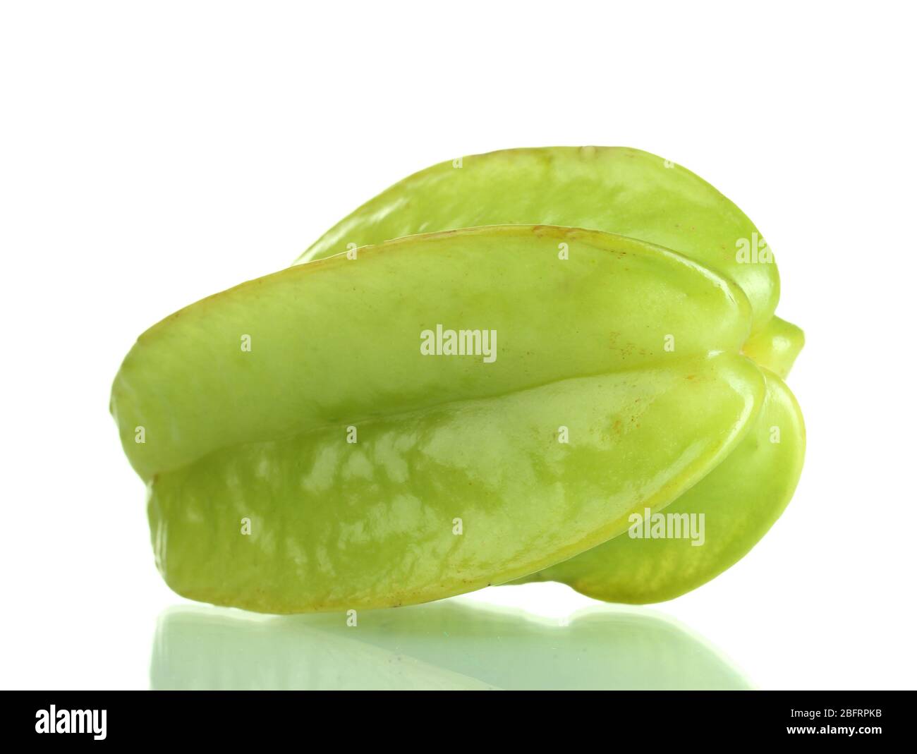 fresh carambola isolated on white Stock Photo - Alamy