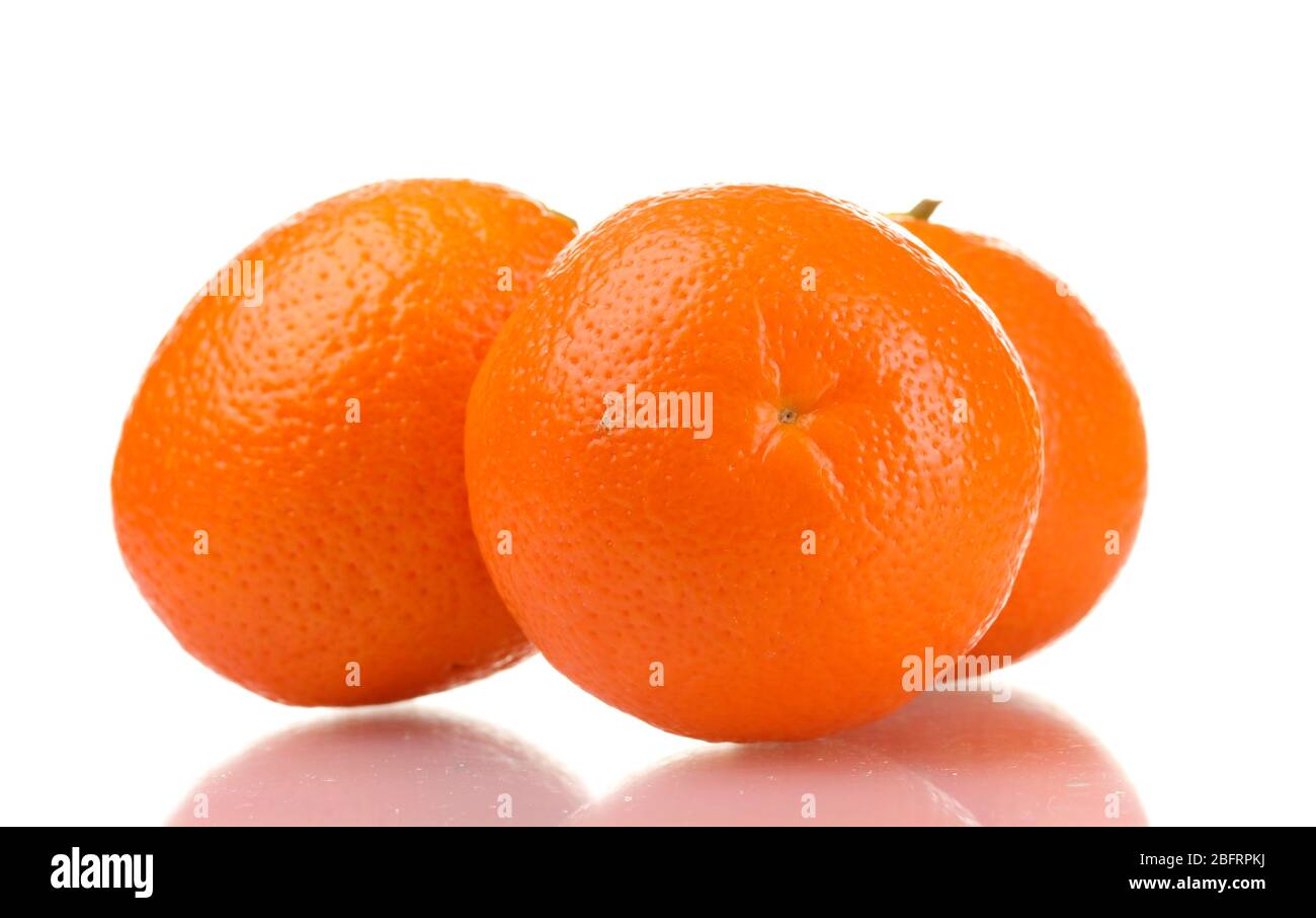 mineola fruits isolated on white Stock Photo - Alamy