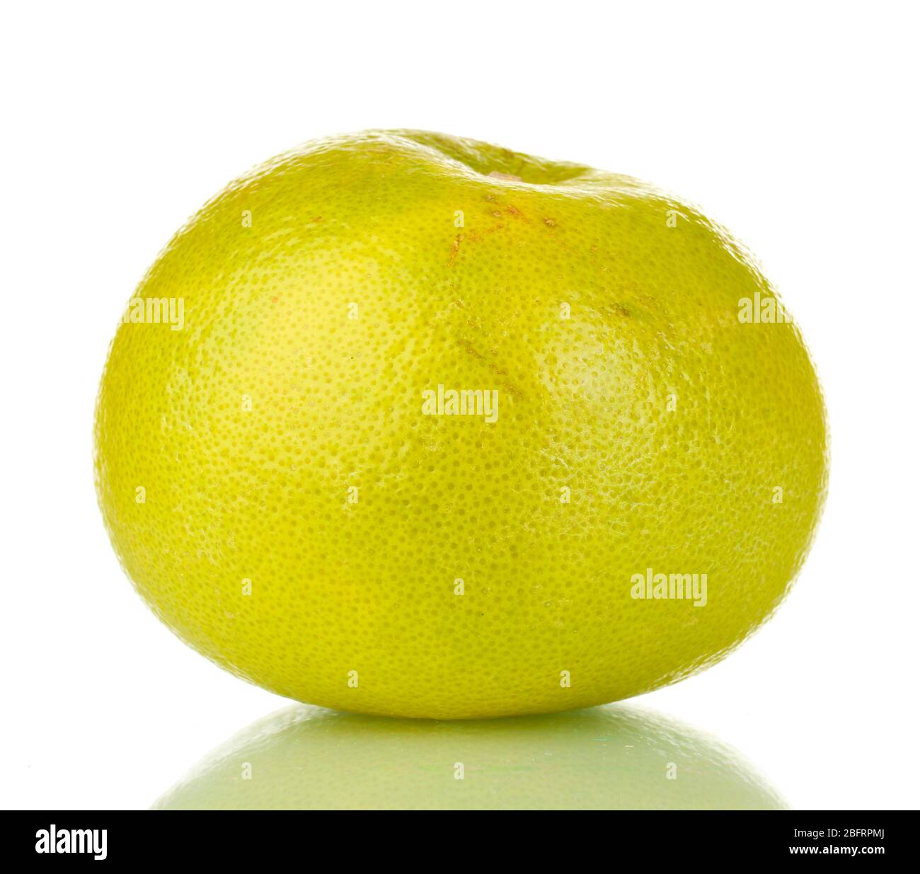 green grapefruit isolated on white Stock Photo - Alamy