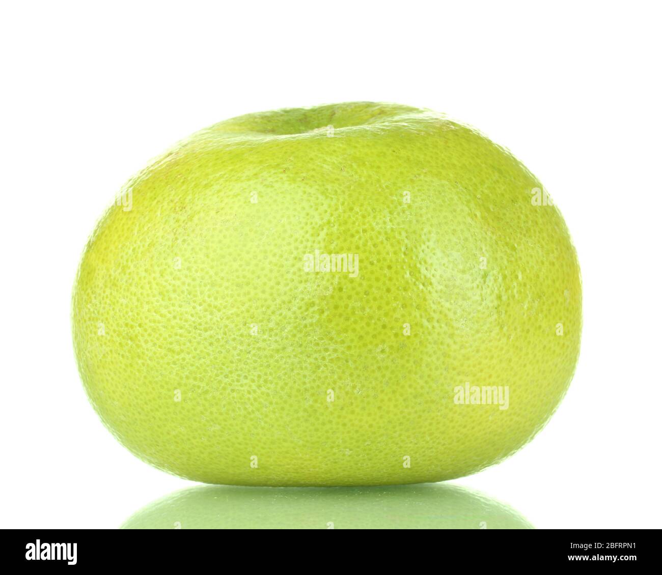 green grapefruit isolated on white Stock Photo - Alamy