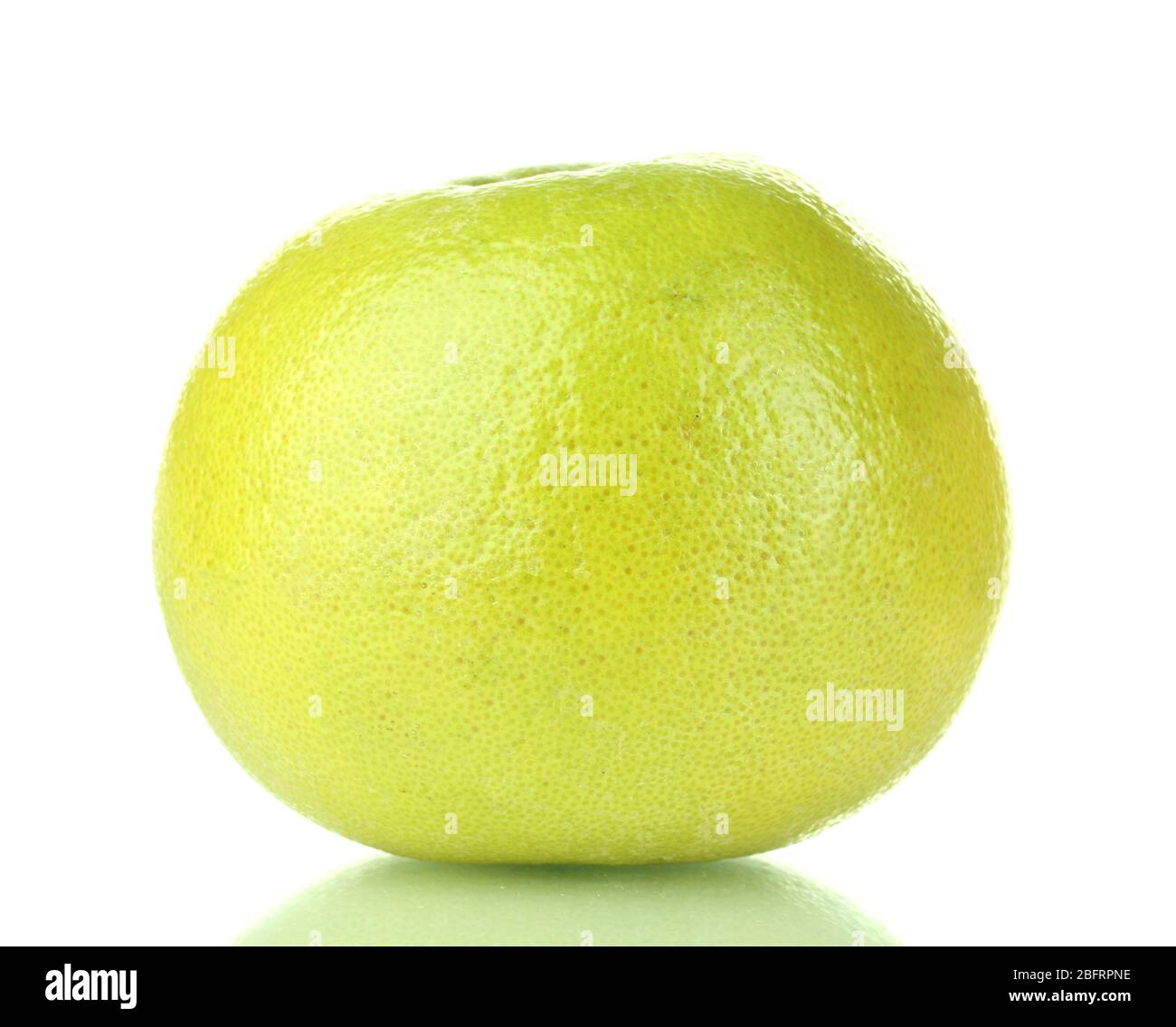 green grapefruit isolated on white Stock Photo - Alamy