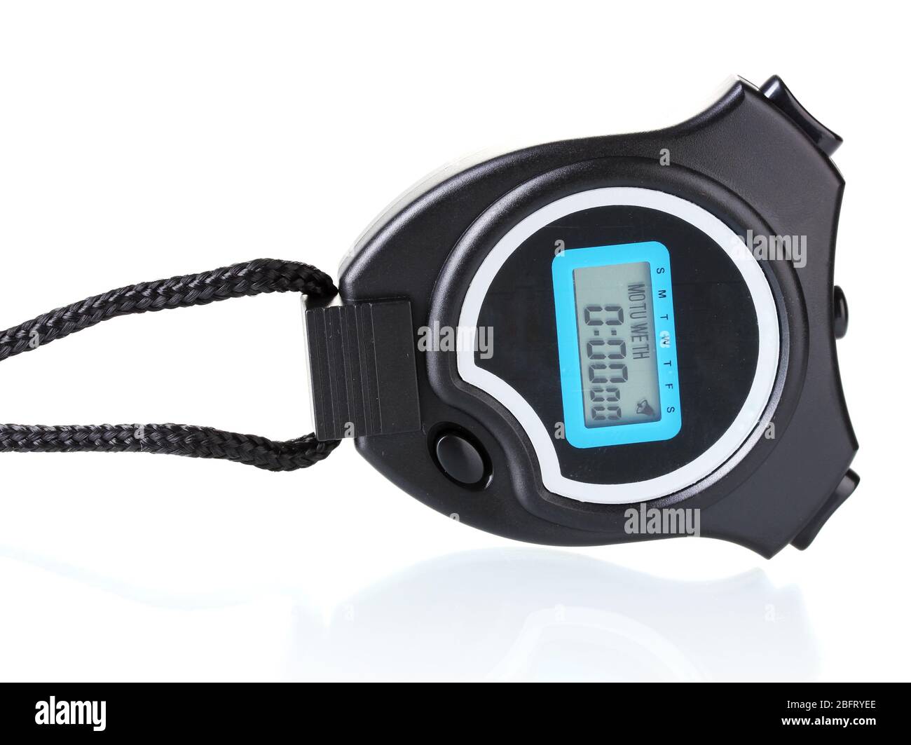 electronic sport timer isolated on white Stock Photo - Alamy