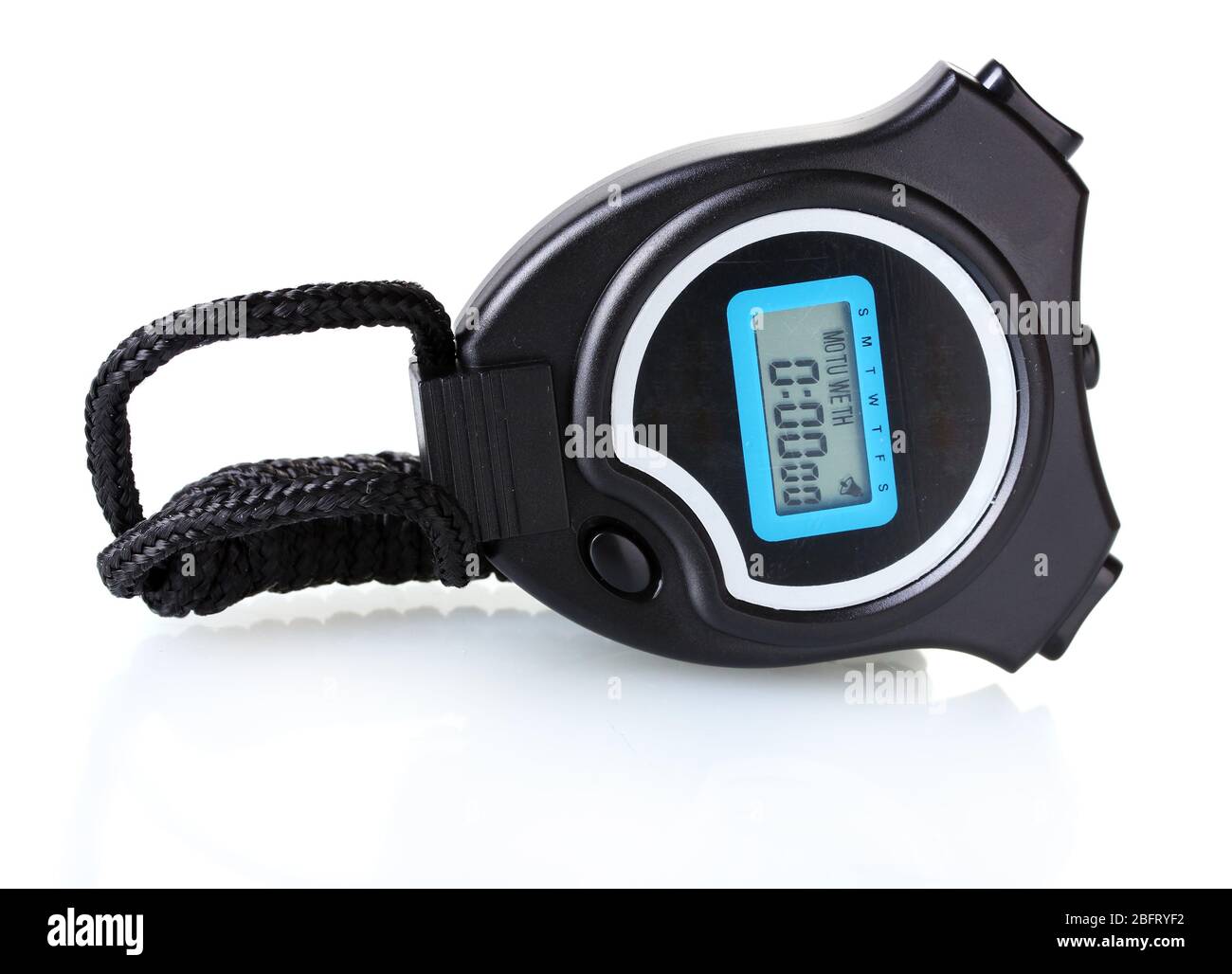 electronic sport timer isolated on white Stock Photo - Alamy