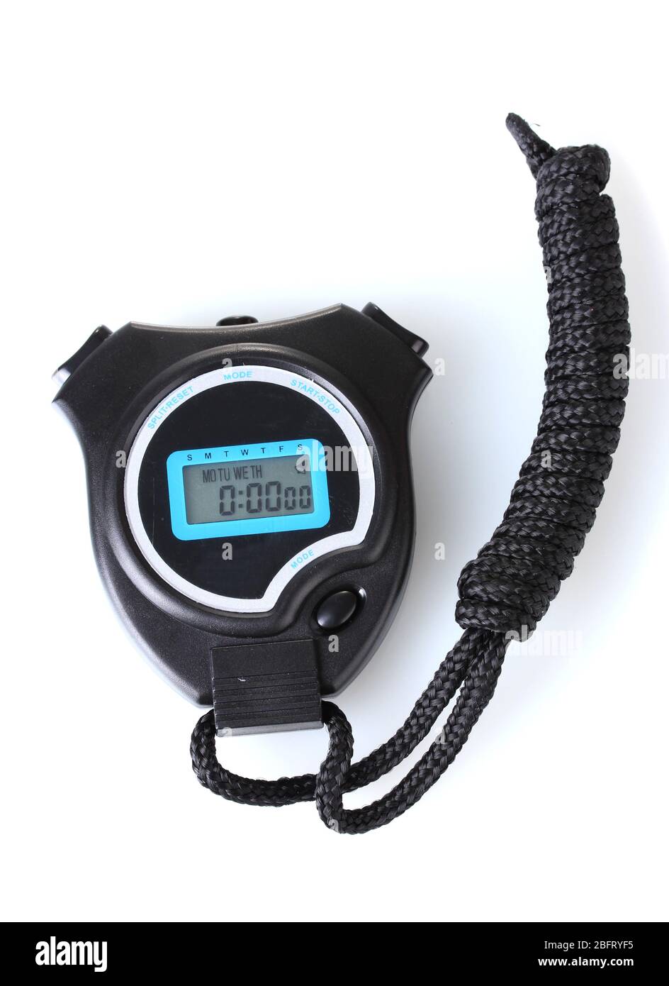 electronic sport timer isolated on white Stock Photo - Alamy
