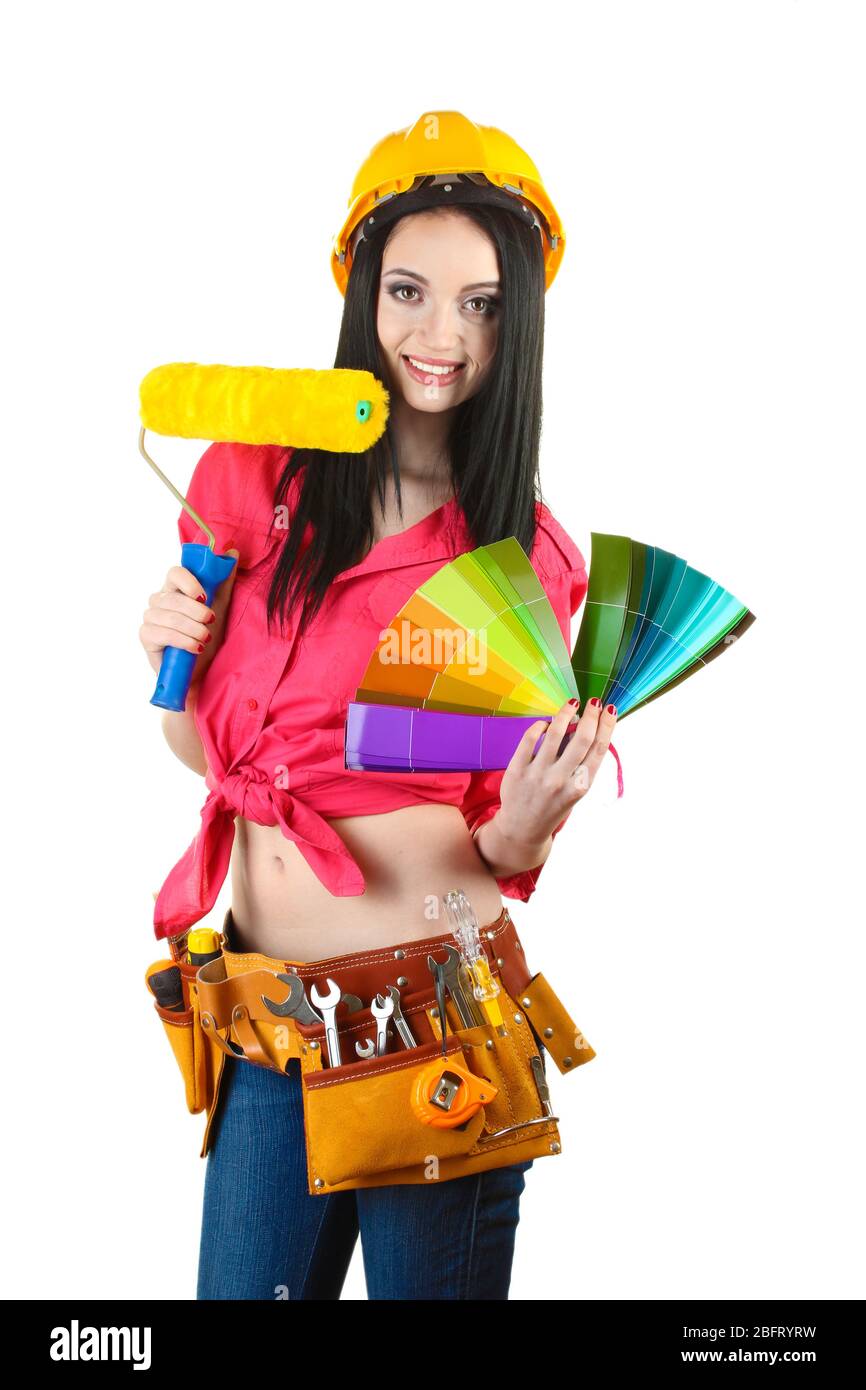 Young people working construction zone hi-res stock photography and ...