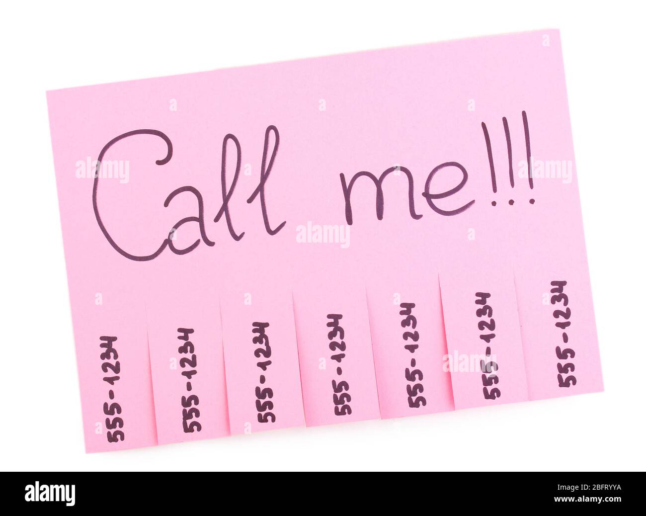 Color advertisement call Stock Photo - Alamy