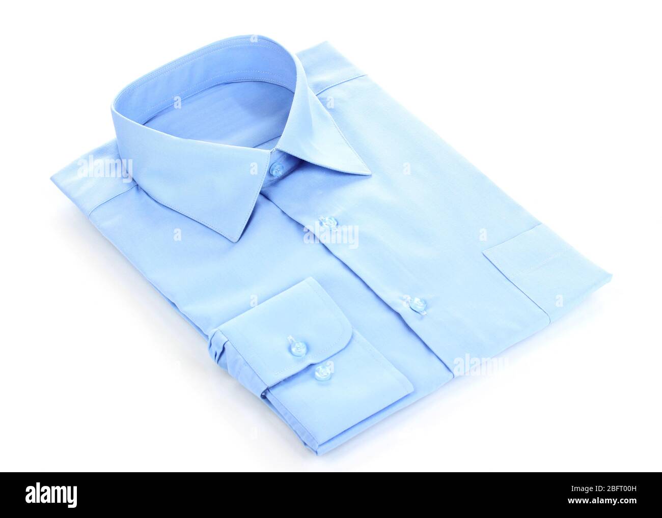 Sharp blue shirt Cut Out Stock Images & Pictures - Alamy