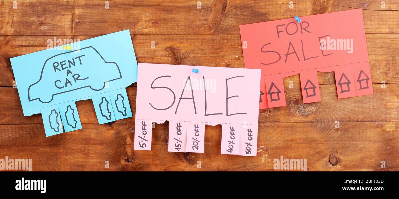 Write advertisements hi-res stock photography and images - Alamy