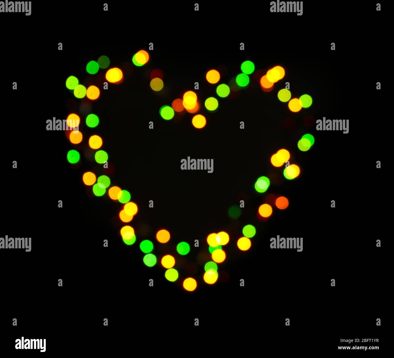 bright heart bokeh background Stock Photo - Alamy