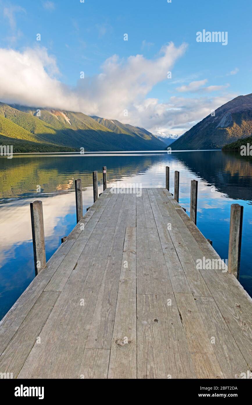 New Zealand Blue Lake Nelson High Resolution Stock Photography and ...