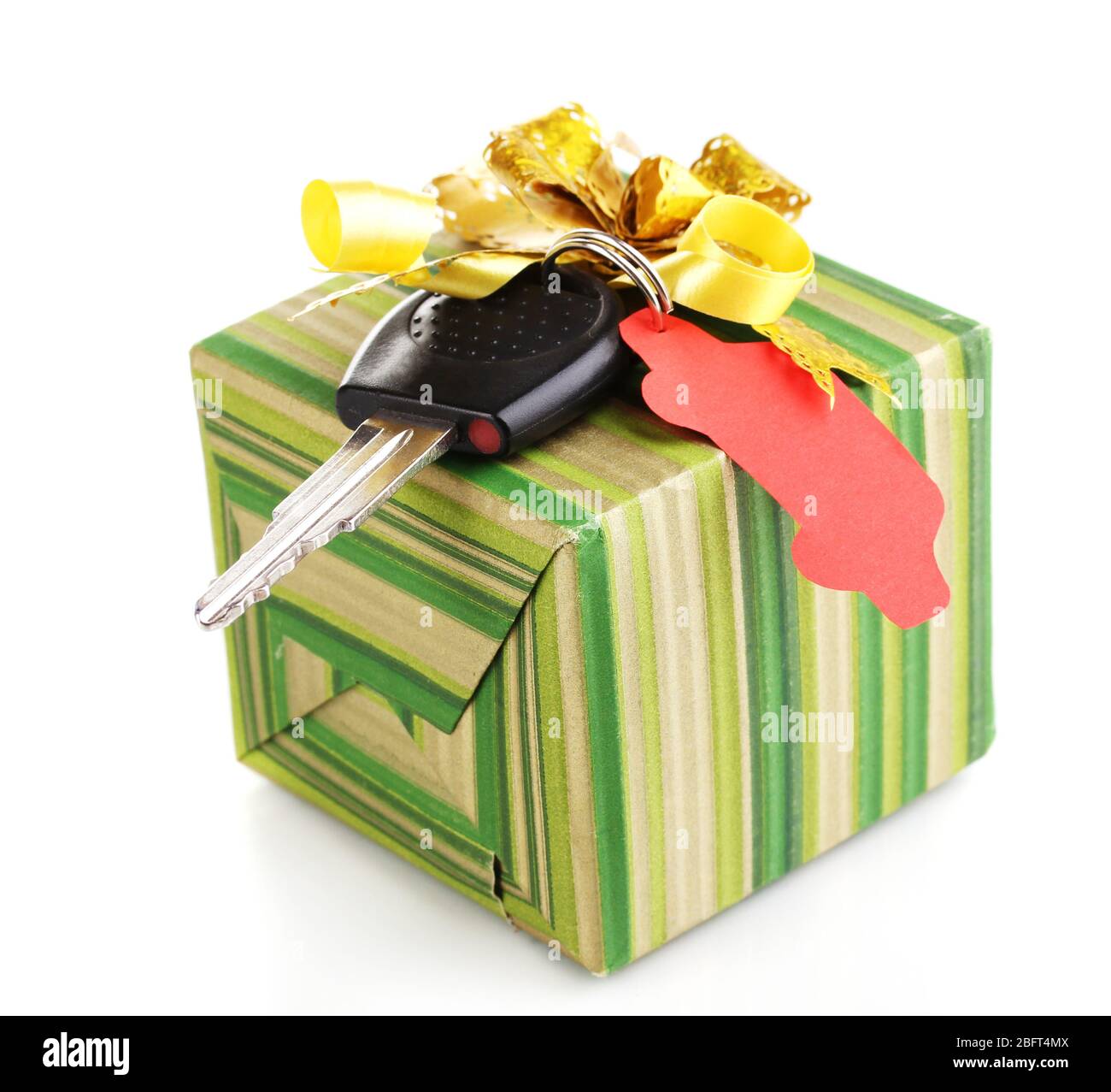 Car key gift box isolated hi-res stock photography and images - Alamy