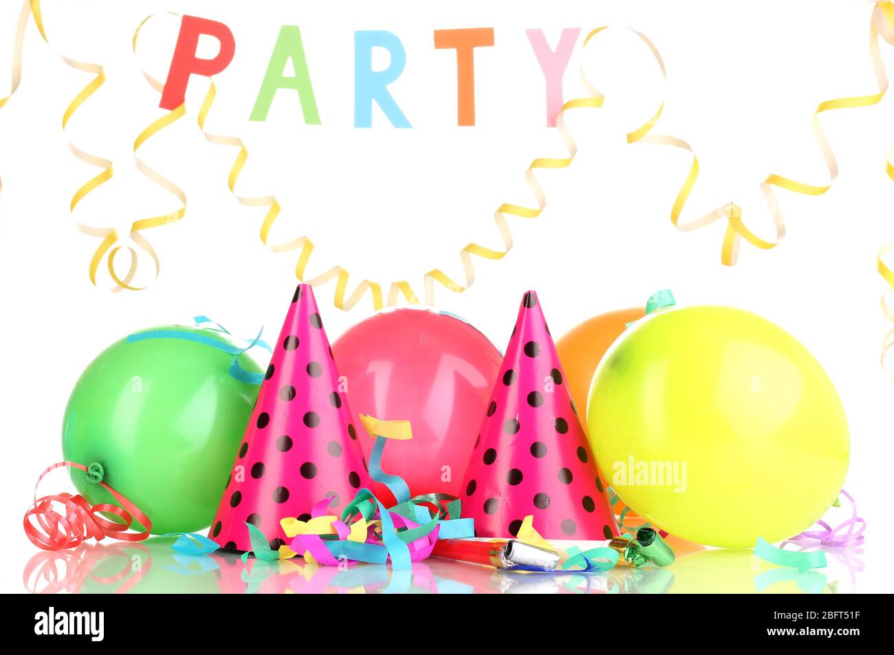 Decorative happy birthday items hi-res stock photography and images - Alamy