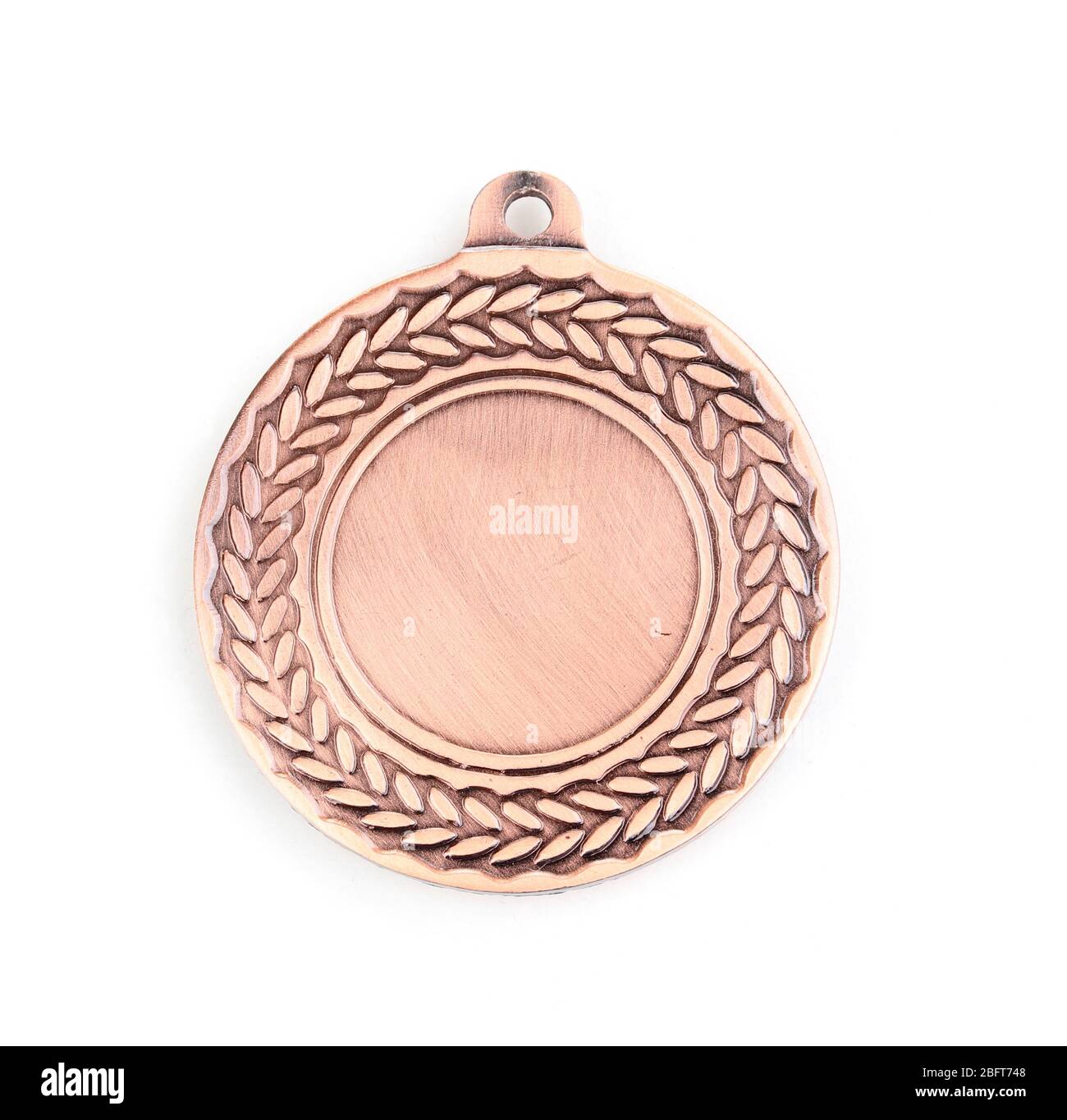 Bronze medal isolated on white Stock Photo - Alamy