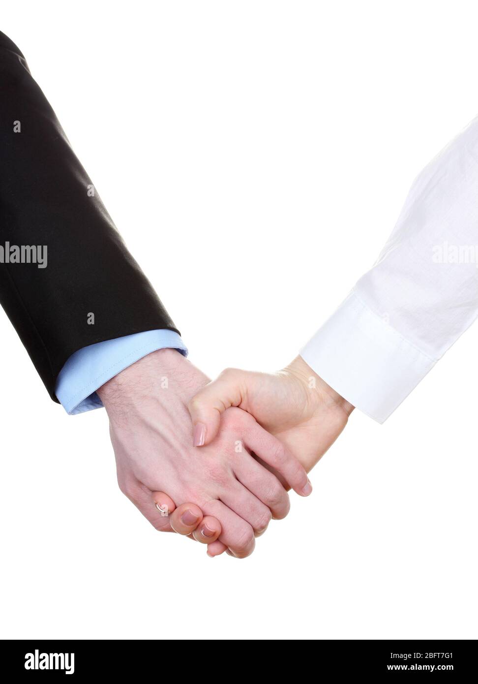 Strong handshake woman Cut Out Stock Images & Pictures - Alamy