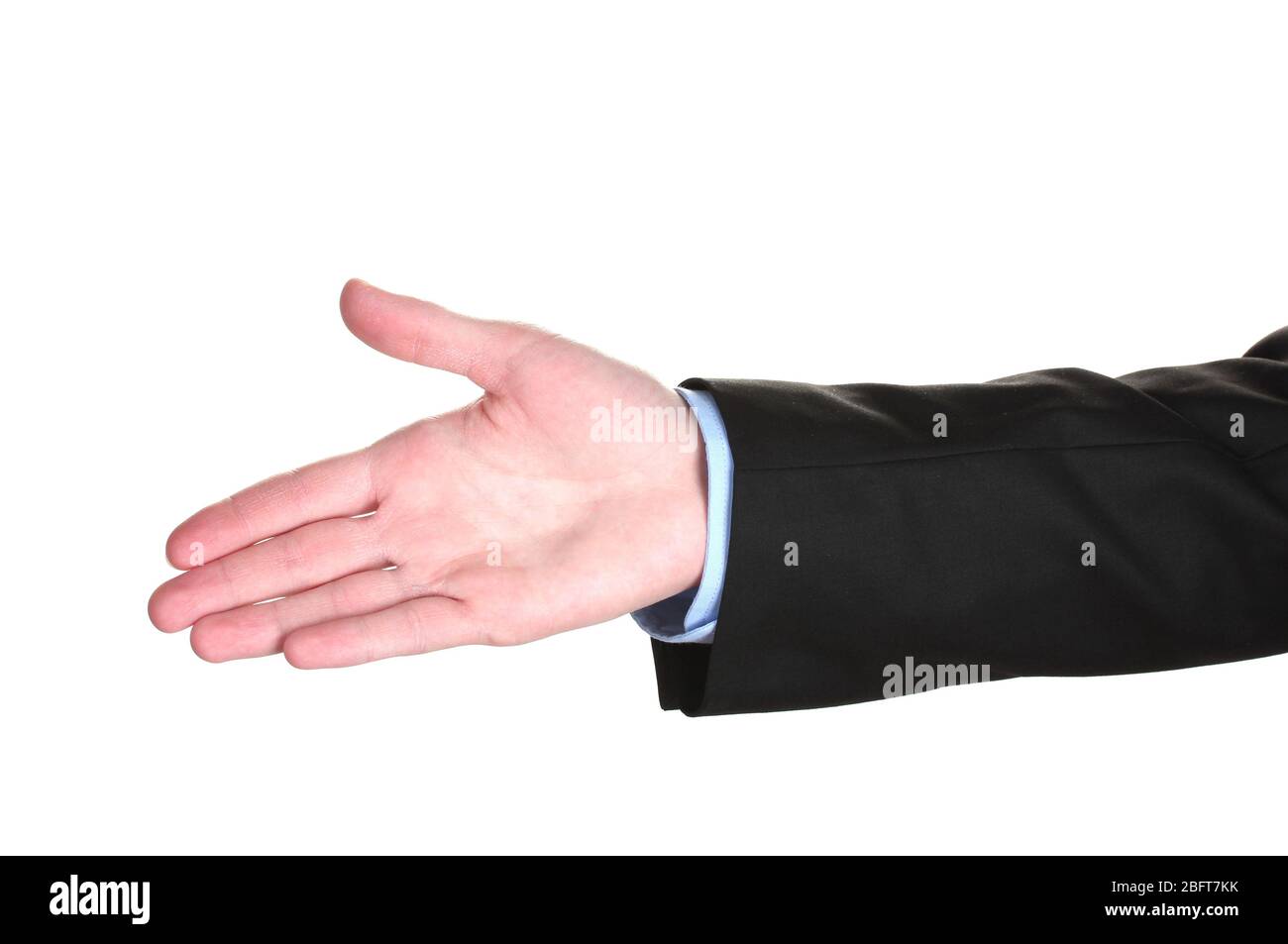 businessman hand isolated on white Stock Photo - Alamy