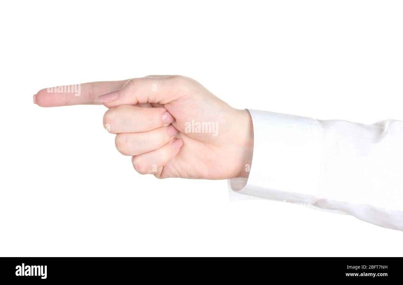 woman hand isolated on white Stock Photo - Alamy