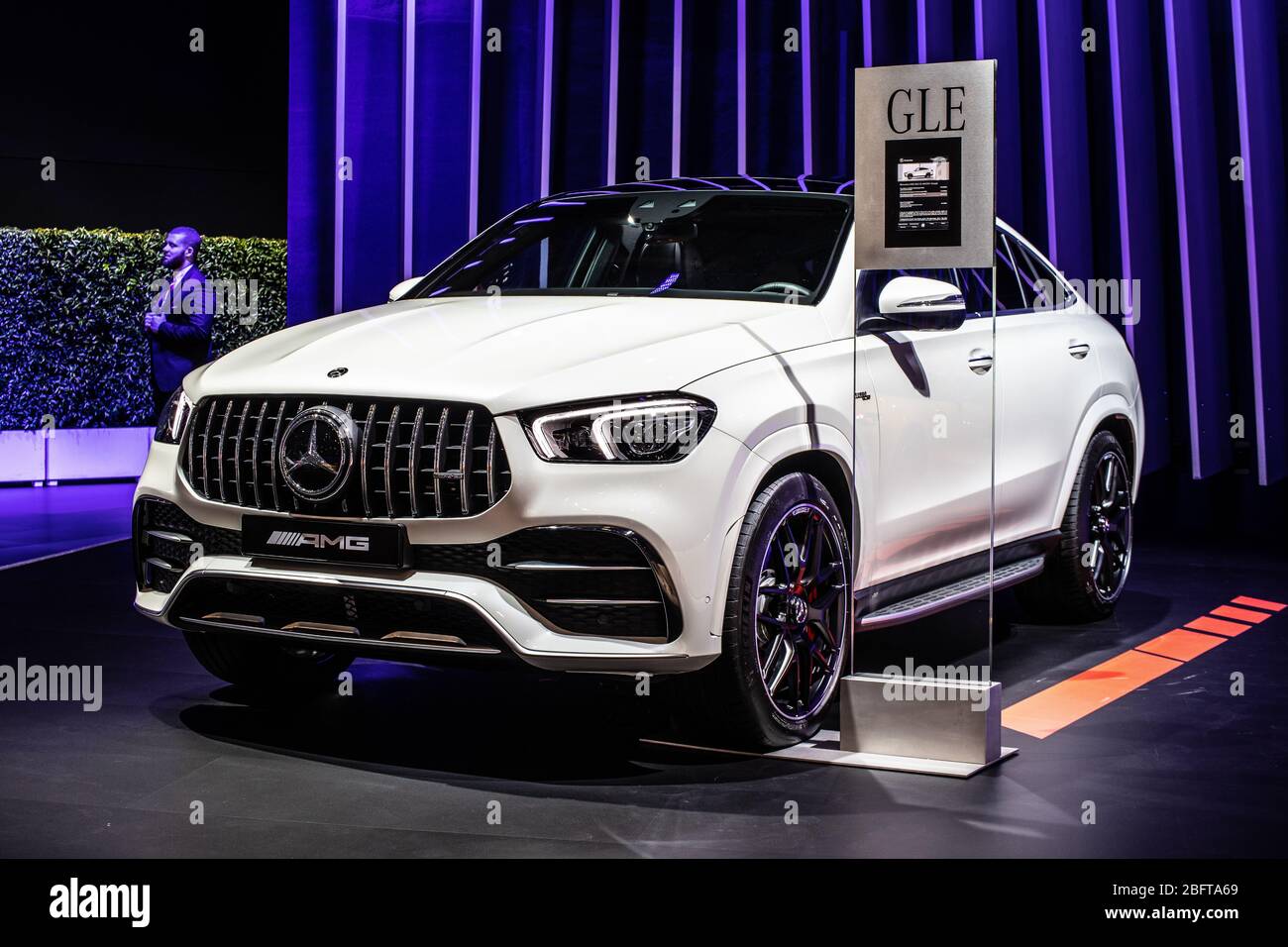 Brussels, Belgium, Jan 2020 Mercedes AMG GLE 53 4Matic+, Brussels Motor ...