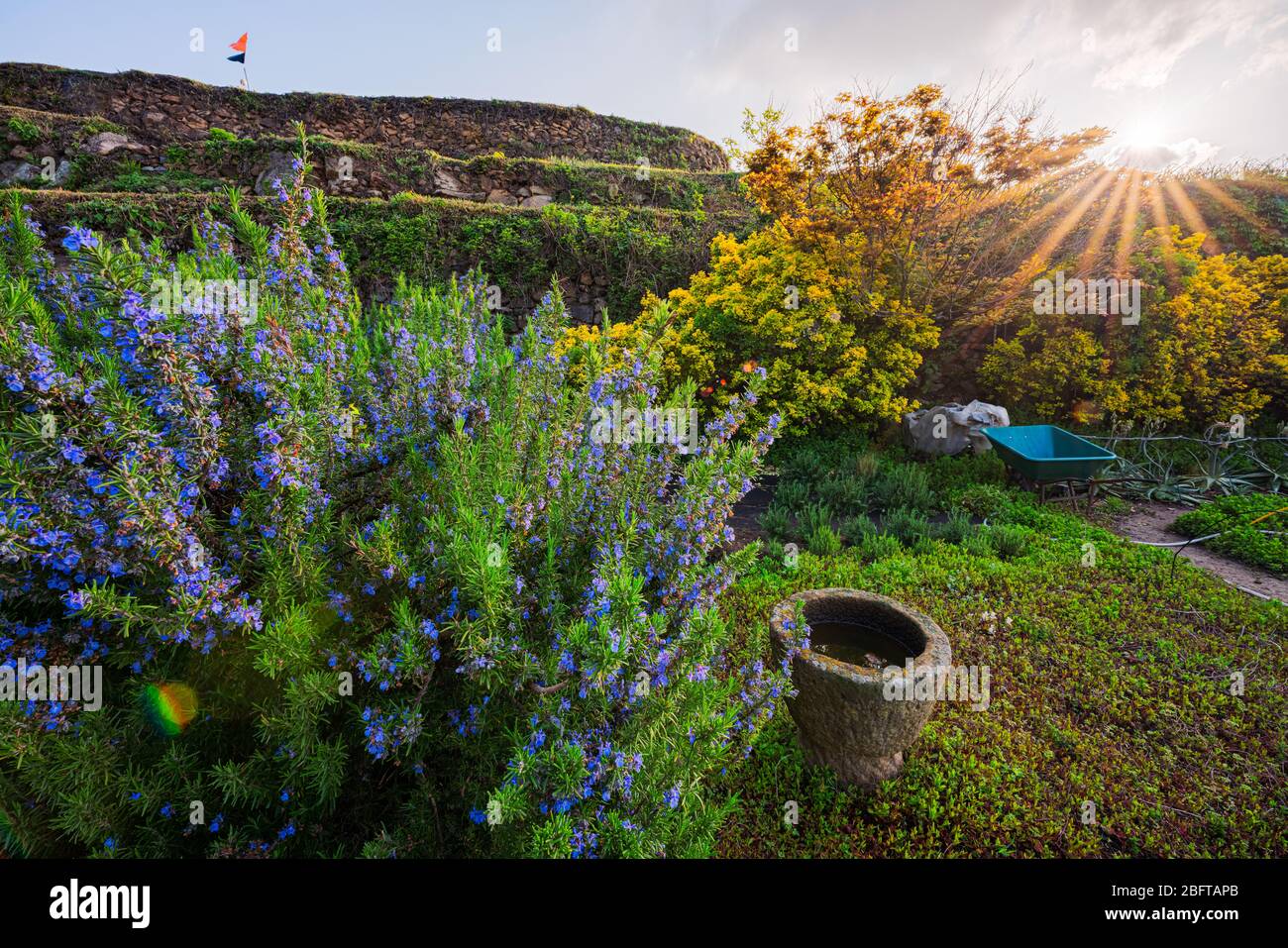 Gacheon Village, South Korea - 18 APRIL 2020: Namhae is a beautiful ...