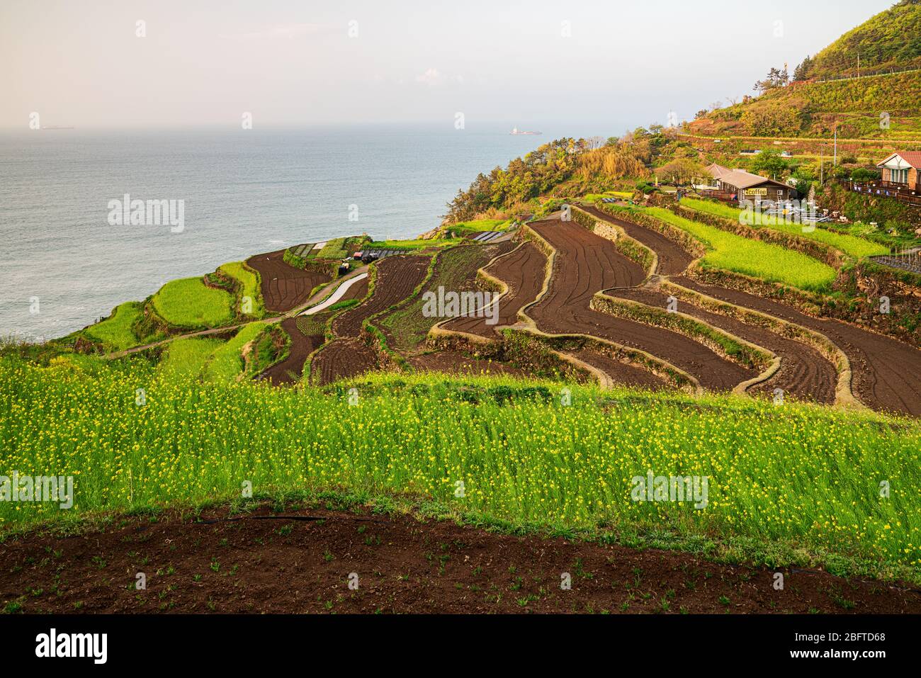 Gacheon Village, South Korea - 18 APRIL 2020: Namhae is a beautiful ...
