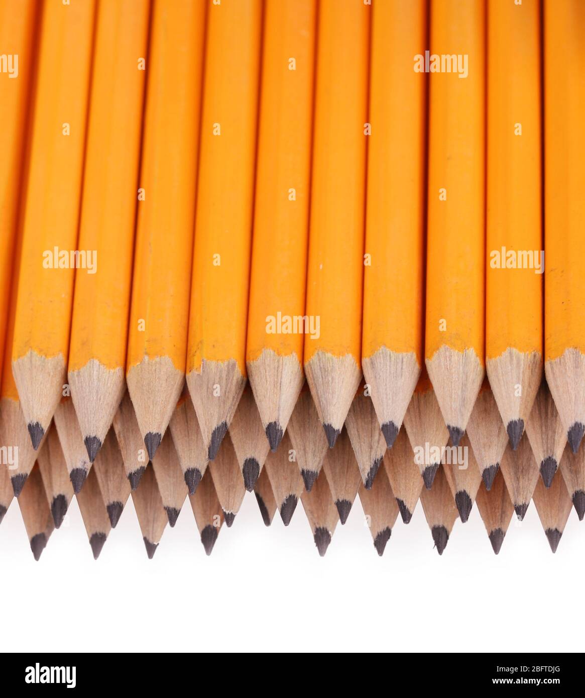 lead pencils isolated on white Stock Photo - Alamy