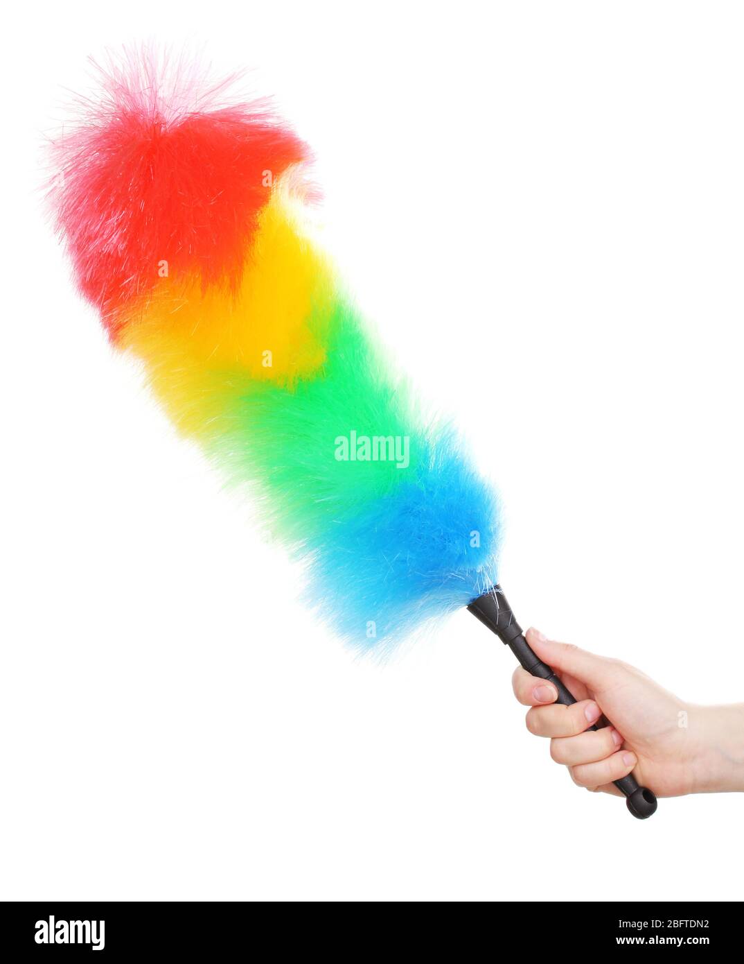 Blue white feather duster hi-res stock photography and images - Alamy