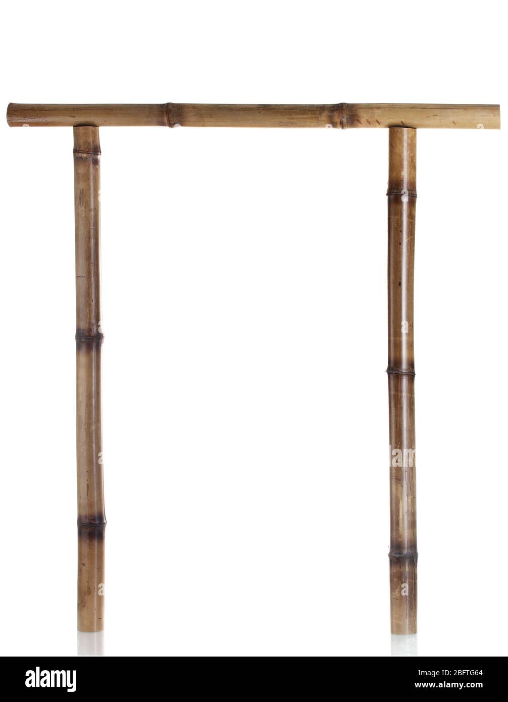 bamboo frame isolated on white Stock Photo - Alamy