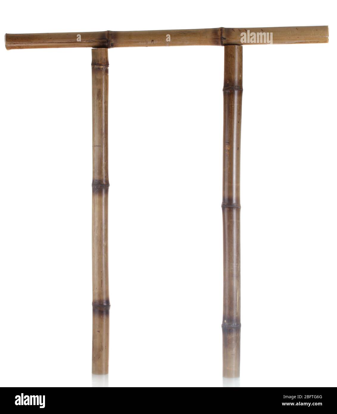 bamboo frame isolated on white Stock Photo - Alamy