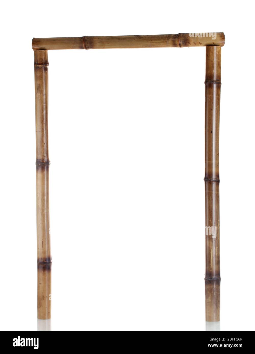 bamboo frame isolated on white Stock Photo - Alamy