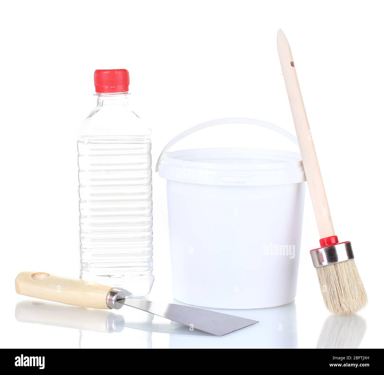 Materials for repair isolated on white Stock Photo - Alamy