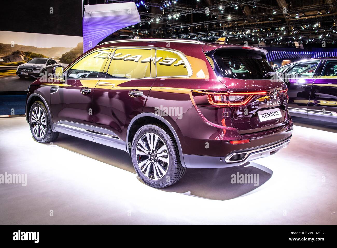 Brussels, Belgium, Jan 2020 Renault Koleos at Brussels Motor Show ...
