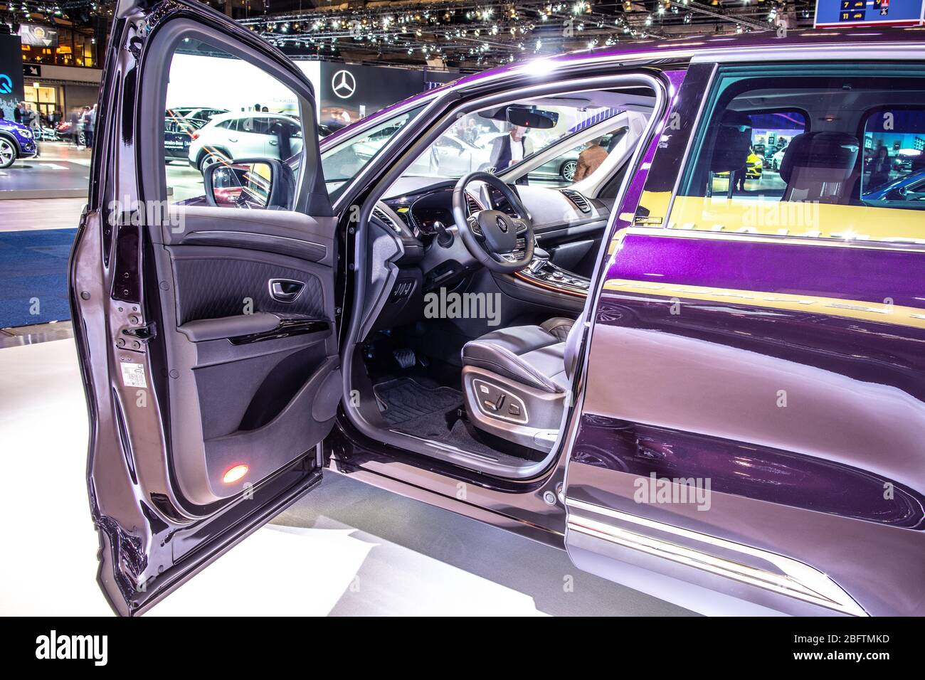 Brussels, Belgium, Jan 2020 Renault Espace V, Brussels Motor Show ...