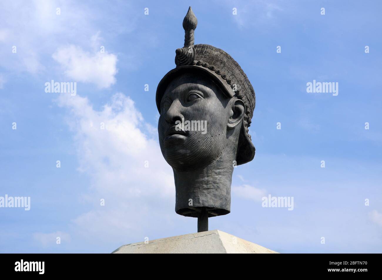 Rio de Janeiro, Brazil, April 15, 2020. Zumbi dos Palmares Monument ...