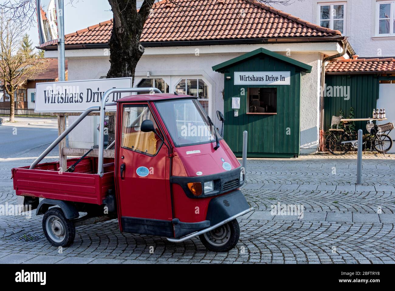 Tavern Drive In, window for take-away food in the car, Gasthaus Zum ...