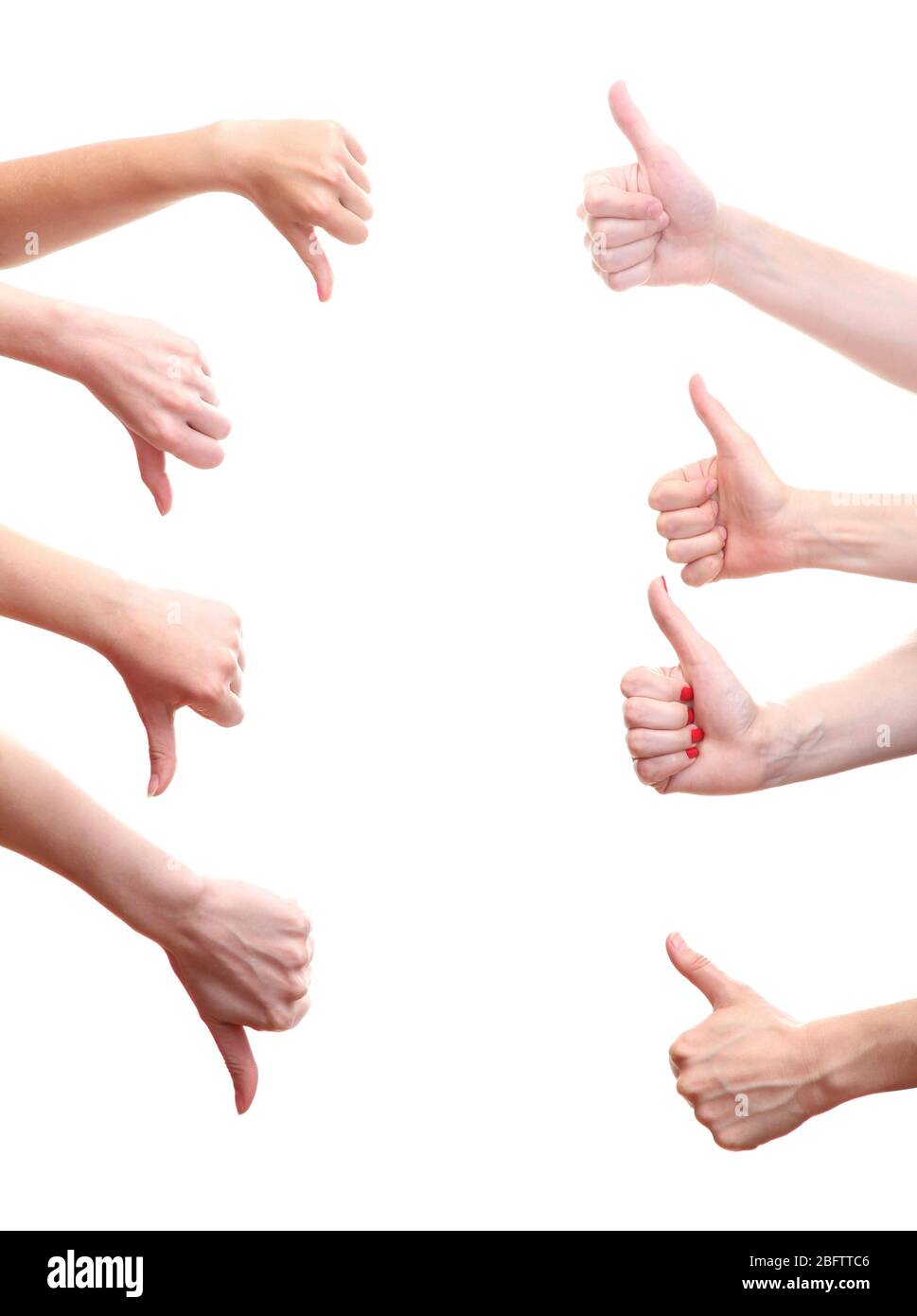 group of young people's hands isolated on white Stock Photo - Alamy