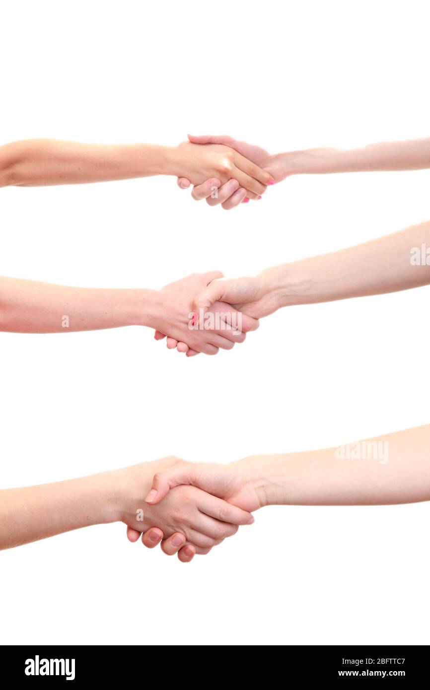 group of young people's hands isolated on white Stock Photo - Alamy