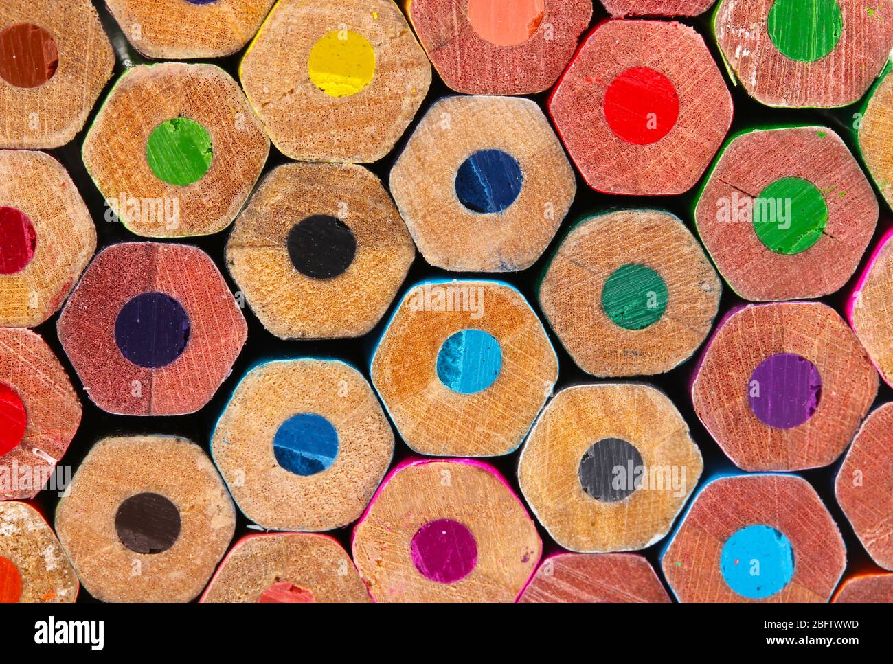 Color pencils close-up Stock Photo - Alamy