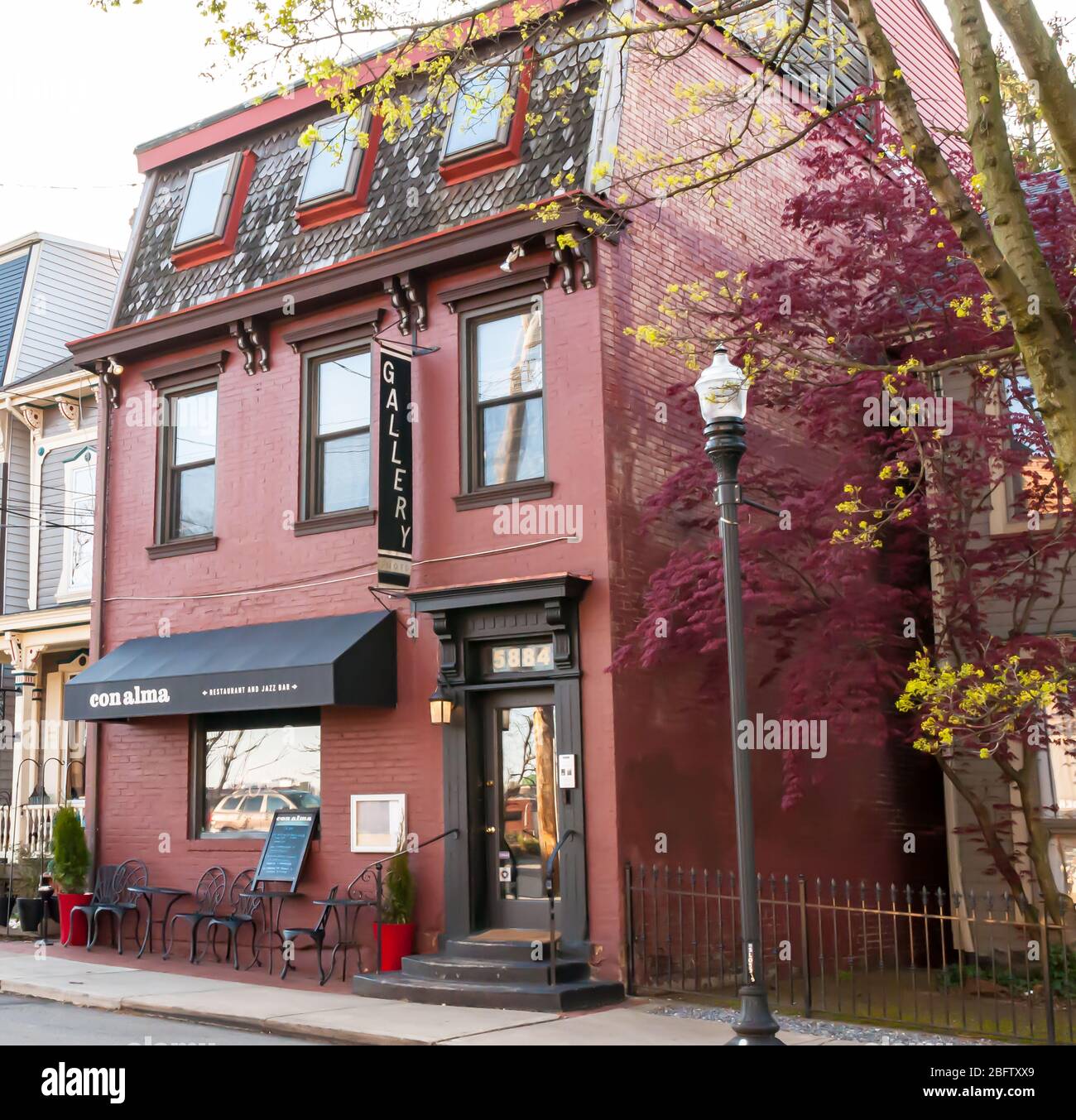 Con Alma, an old house that is now a jazz bar and restaurant on ...