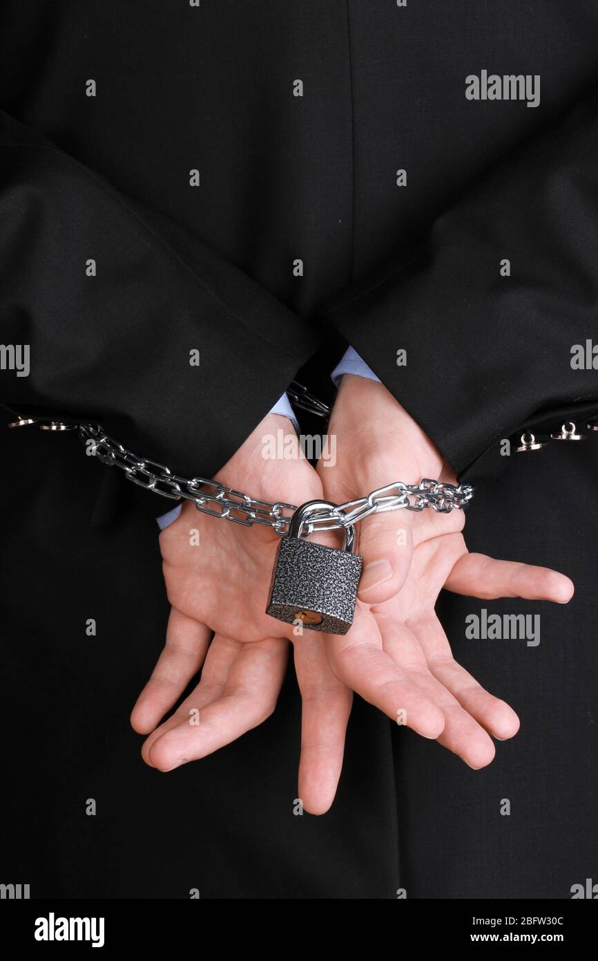 Man fettered hi-res stock photography and images - Alamy