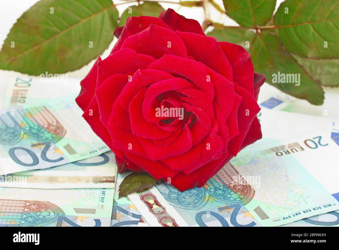 Concept of love and money Stock Photo - Alamy