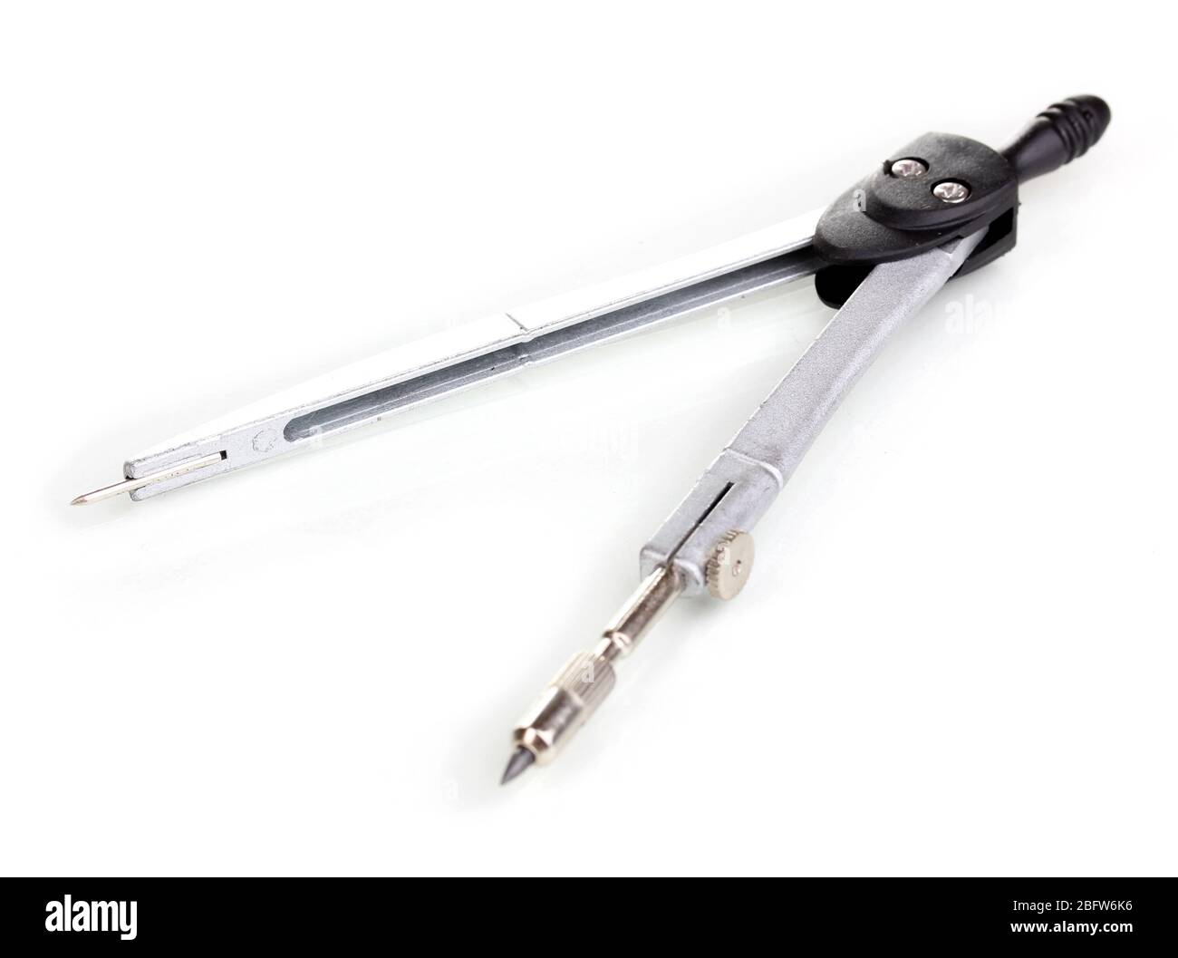 Drafting instrument isolated on white Stock Photo - Alamy