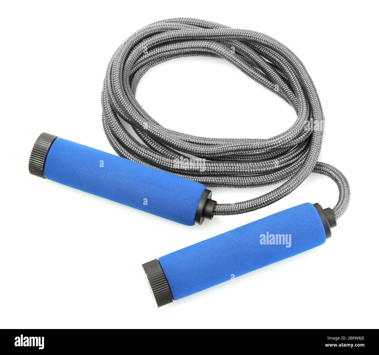 skipping rope isolated on white Stock Photo - Alamy