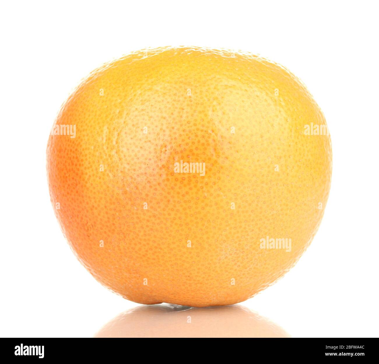 Ripe grapefruit isolated on white Stock Photo - Alamy