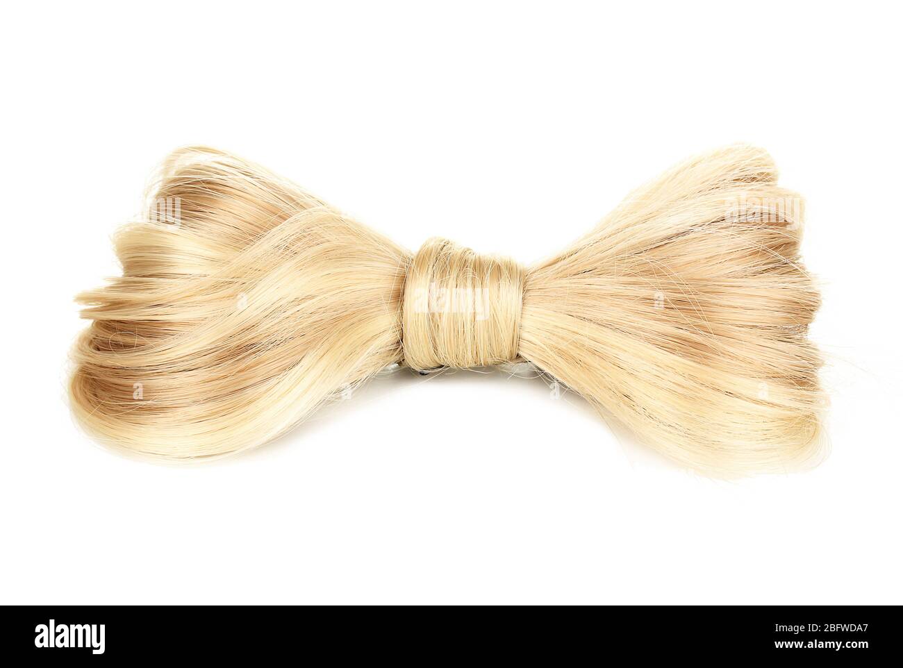 Shiny blond hair-pin isolated on white Stock Photo - Alamy