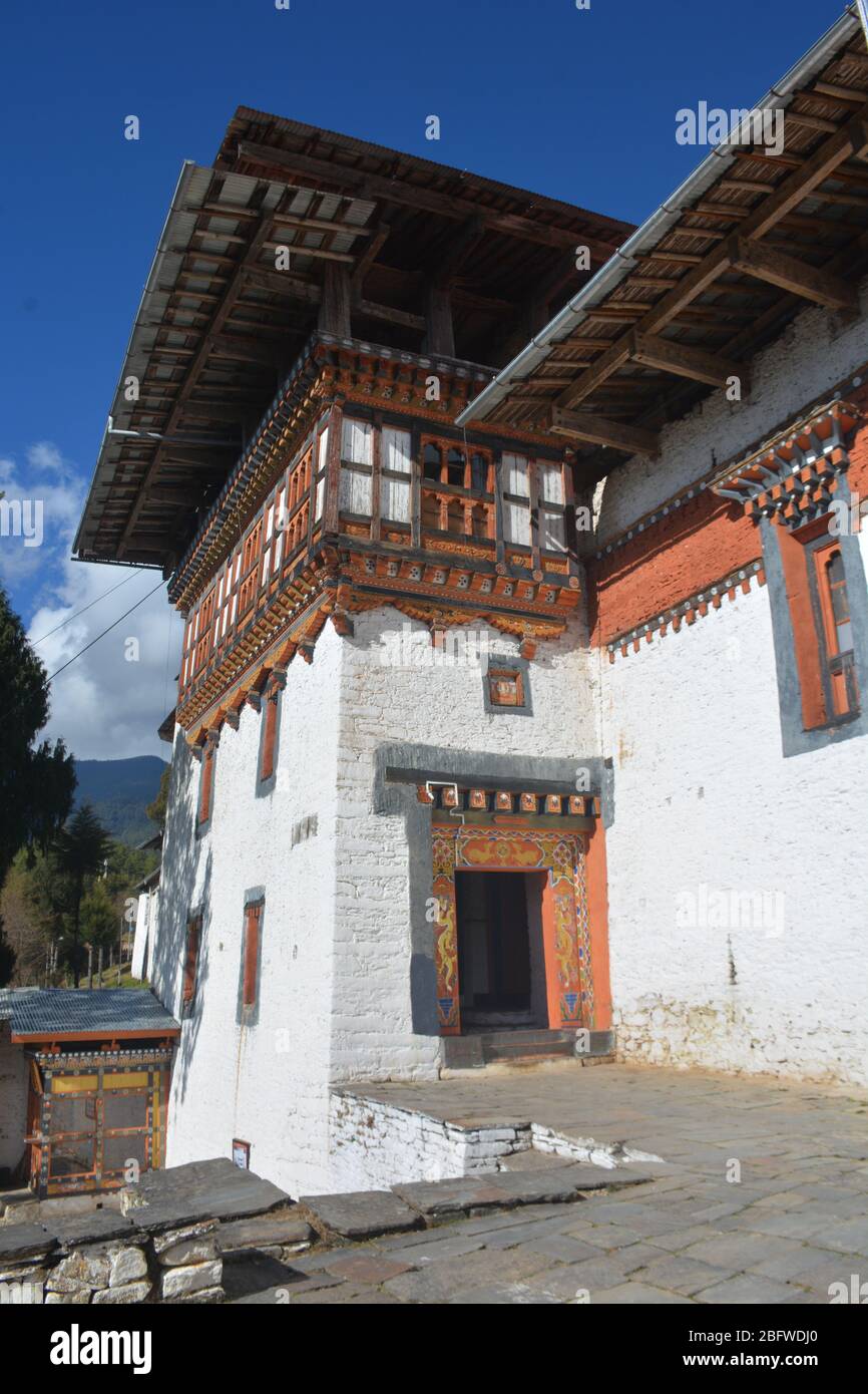 Jakar temple and dzong hi-res stock photography and images - Alamy