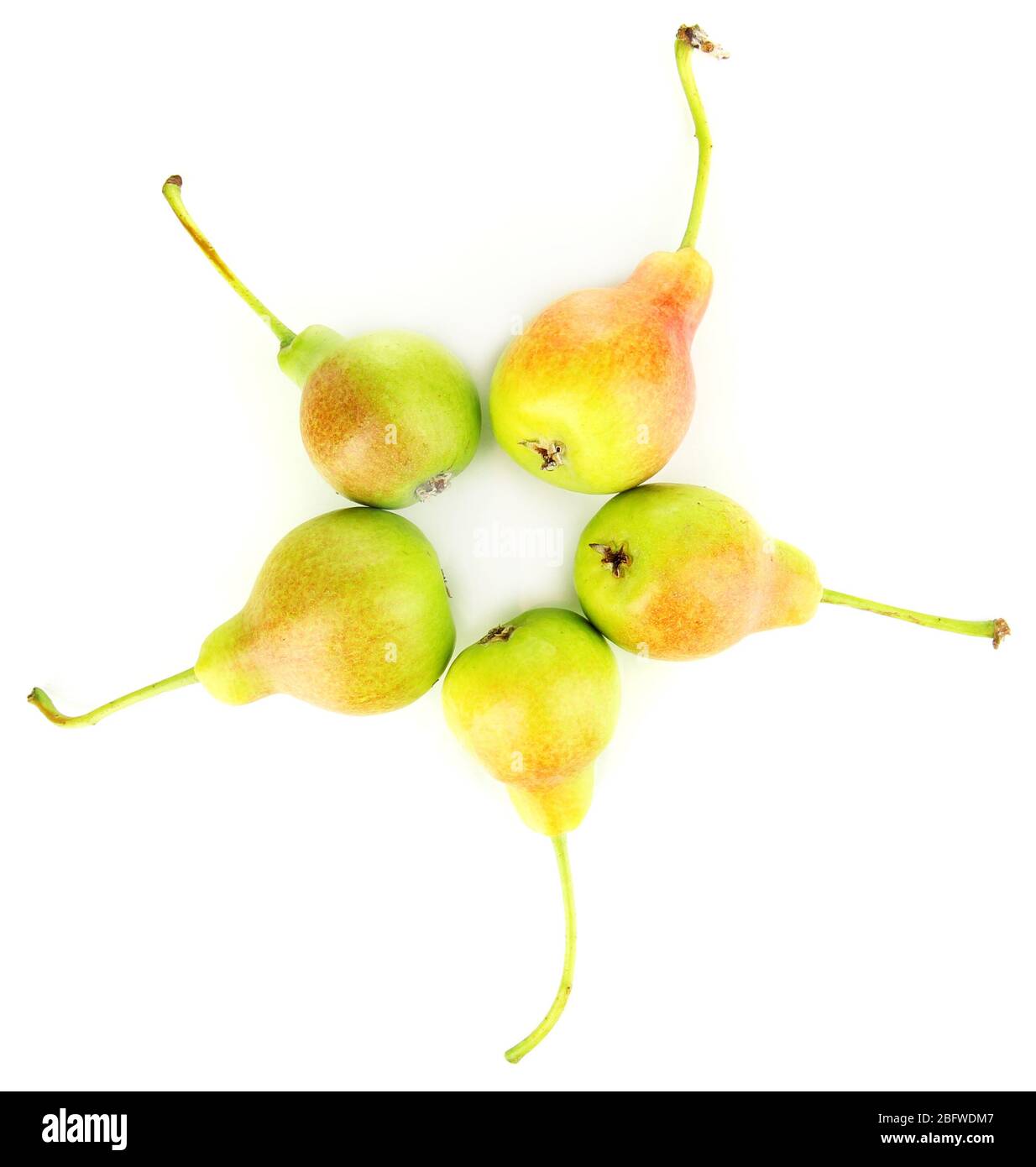 ripe pears isolated on white Stock Photo - Alamy